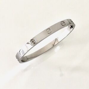 Jewelry | New Stainless Steel Love Screw Bangle Bracelet With ...
